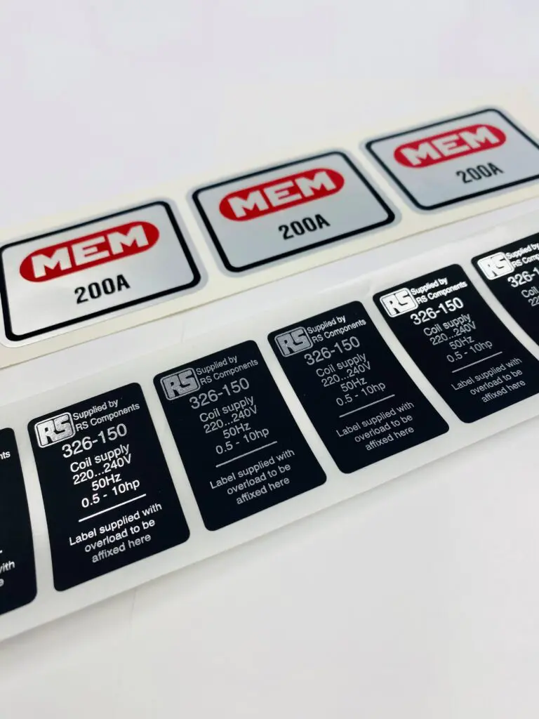 Electrical Equipment and Switchgear - Alan Northrop Label Printers ...