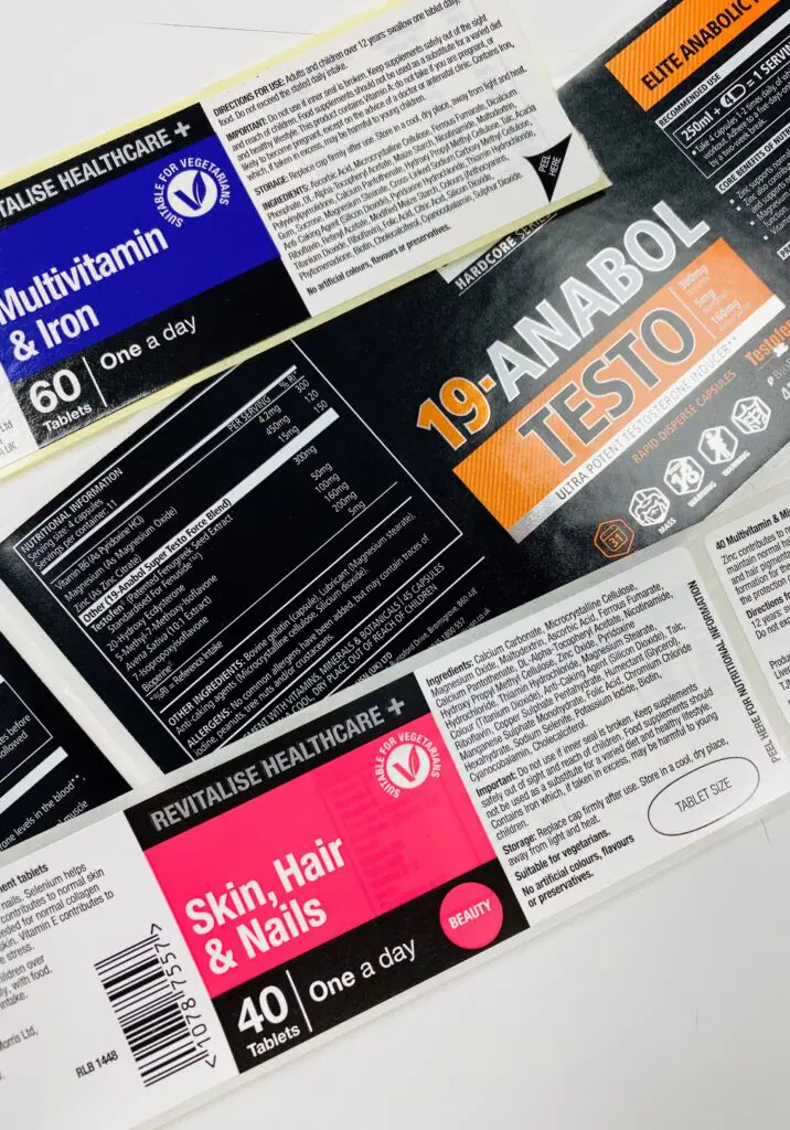 Pharmaceutical & Healthcare - Alan Northrop Label Printers | Label ...