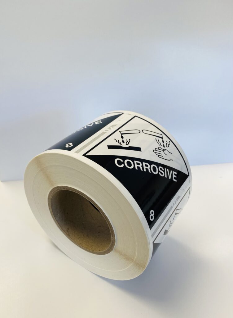 Corrosive Labels | Alan Northrop Label Printers